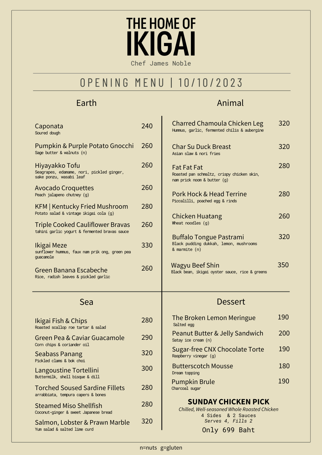 Ikigai Restaurant - Chef James Noble